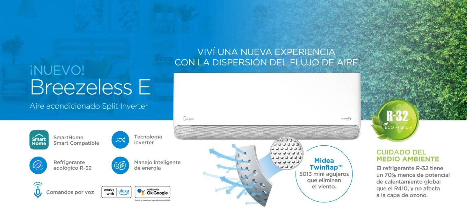 Midea Breezeless E con Smart Home: Guía Completa Midea Breezeless E con Smart Home: Guía Completa